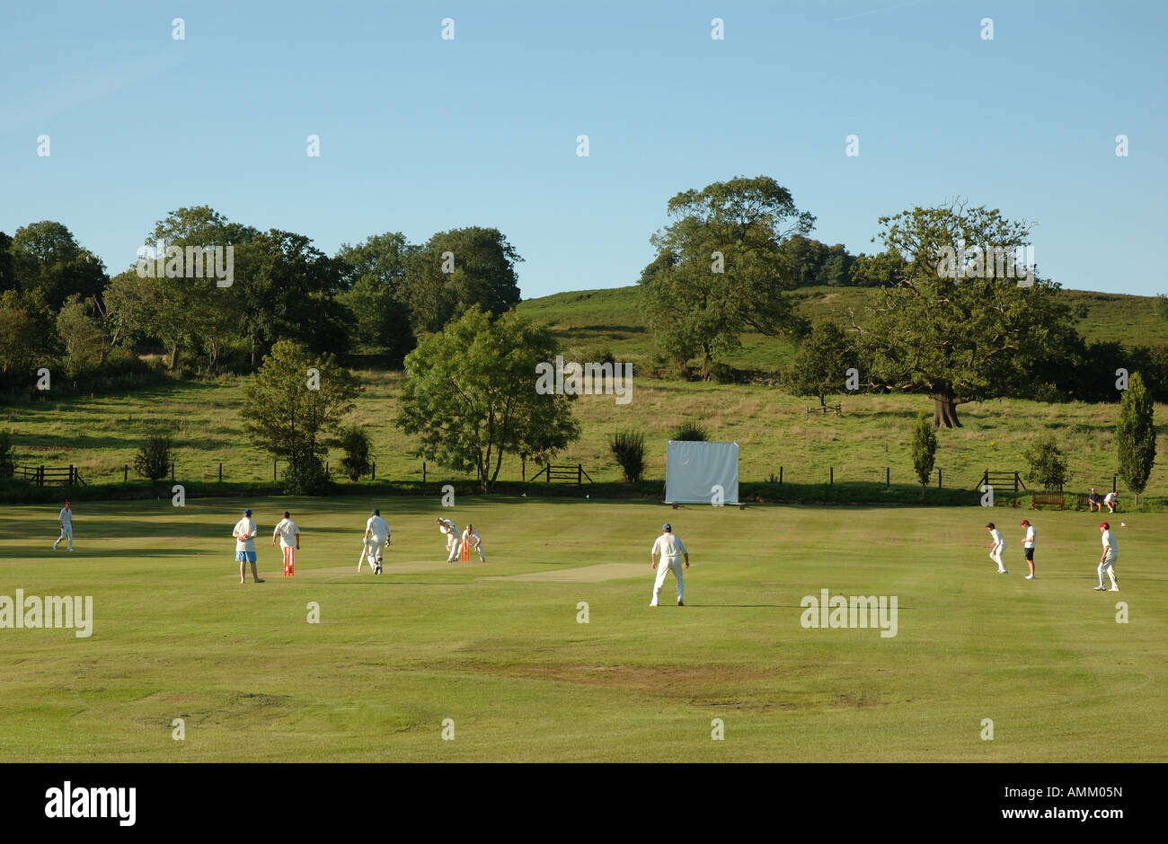 Cricket On The Village Green Stock Photos & Cricket On The Village ...