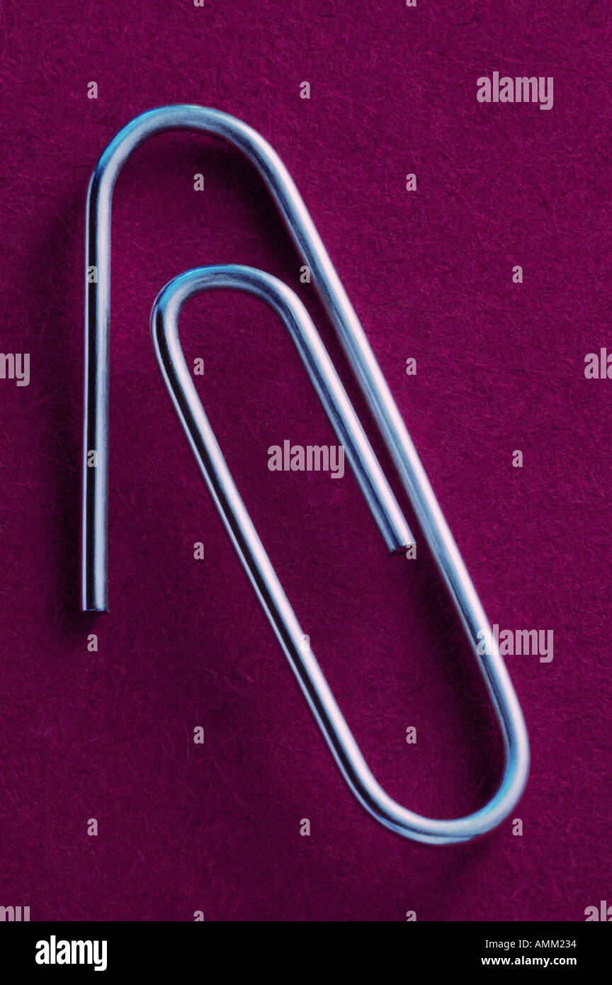 Bent paperclip hi-res stock photography and images - Alamy