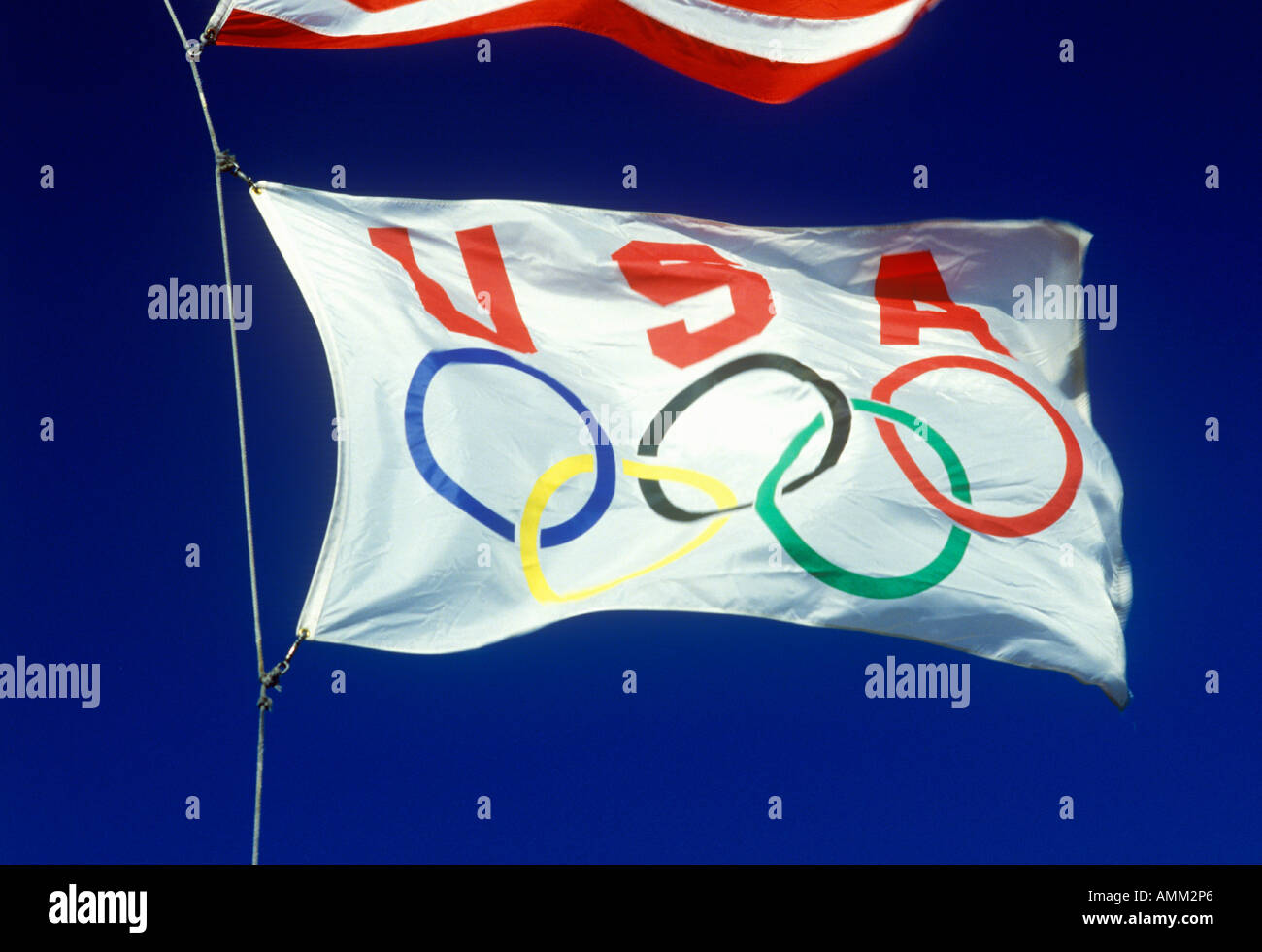 USA Olympic flag Stock Photo - Alamy