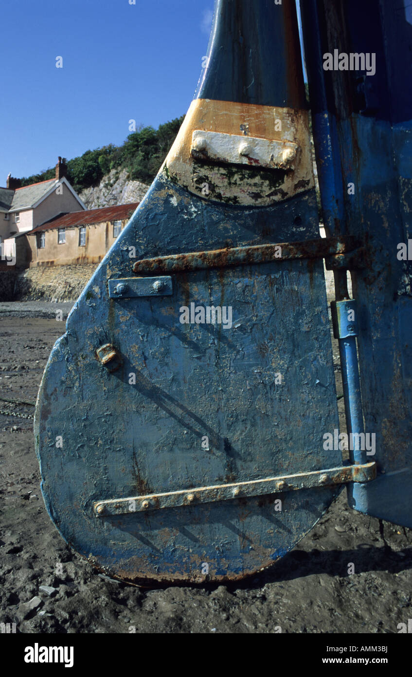 Lifeboat boat hull rudder hi-res stock photography and images - Alamy