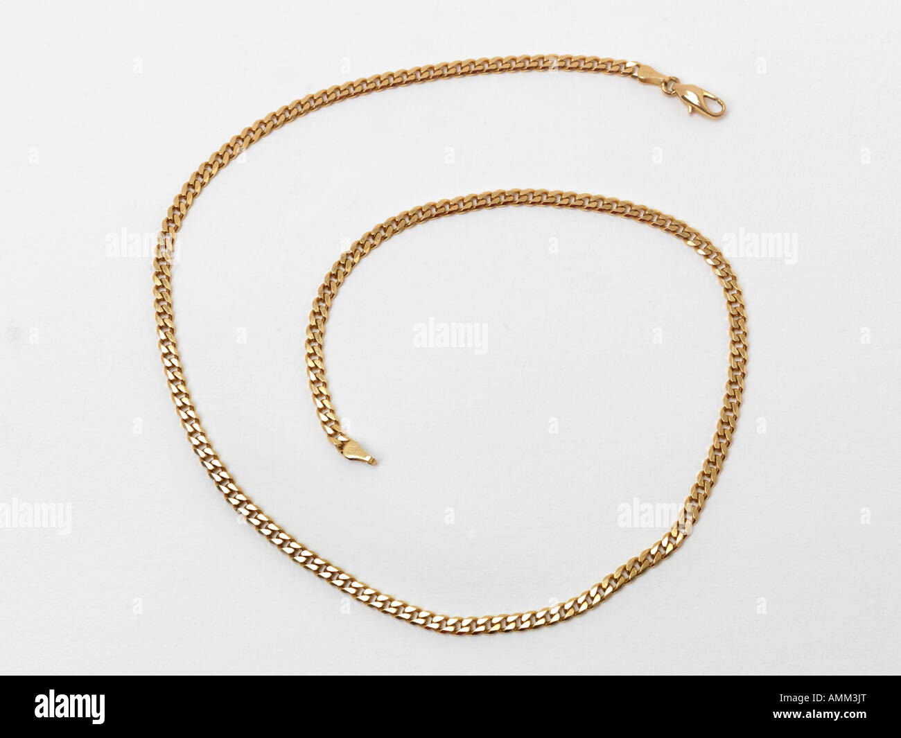 Gold necklace chain hi-res stock photography and images - Alamy