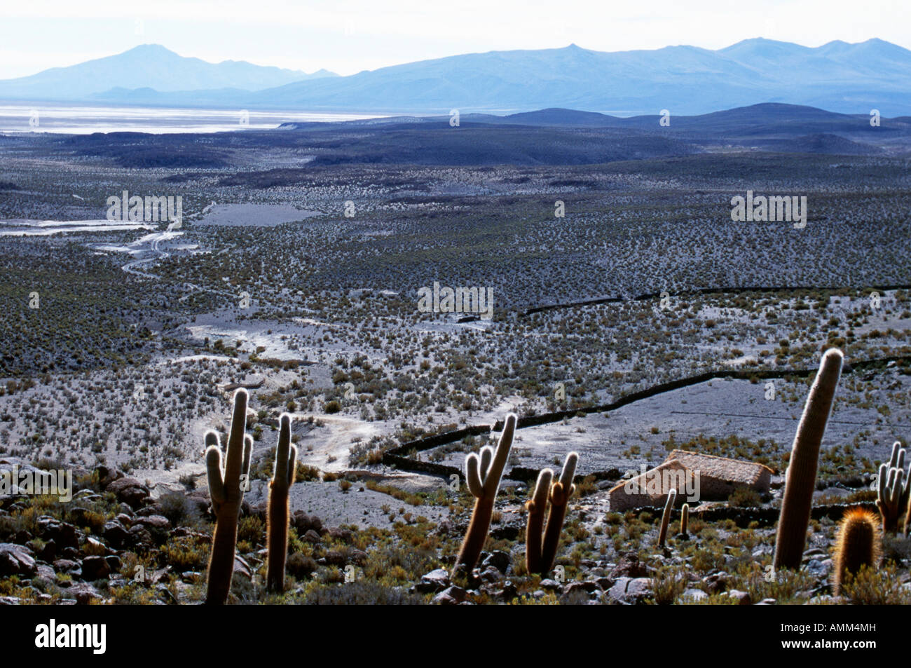The huts of the second camp on Explora's traversia in southern Bolivia ...