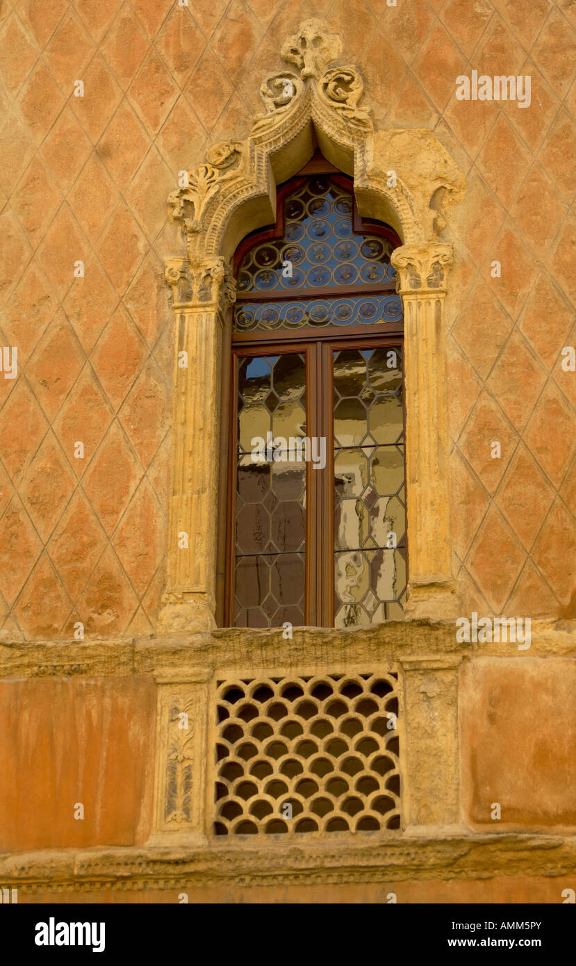 Palace windows. Padua Veneto Italy Stock Photo - Alamy