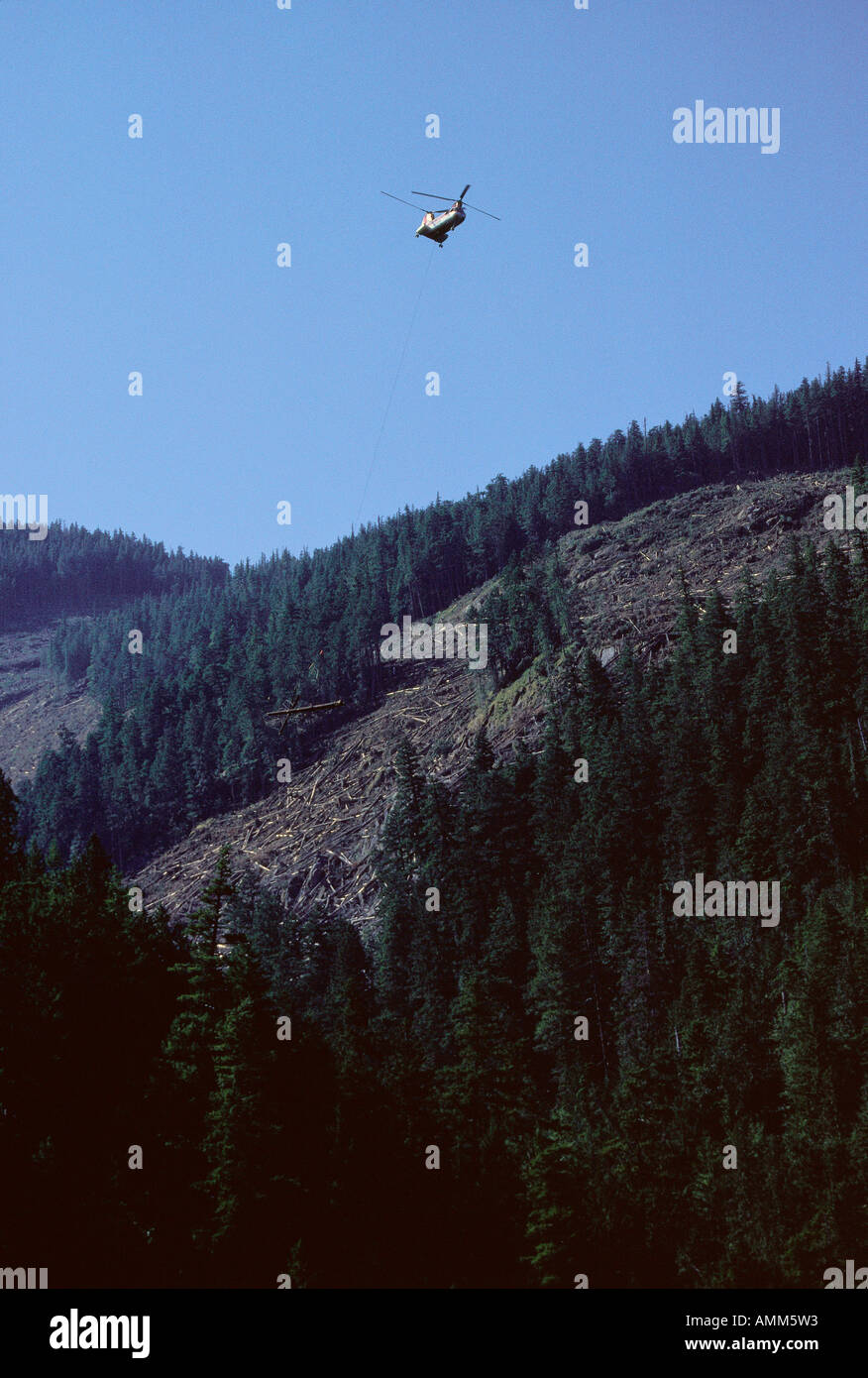 Helicopter logging hi-res stock photography and images - Alamy