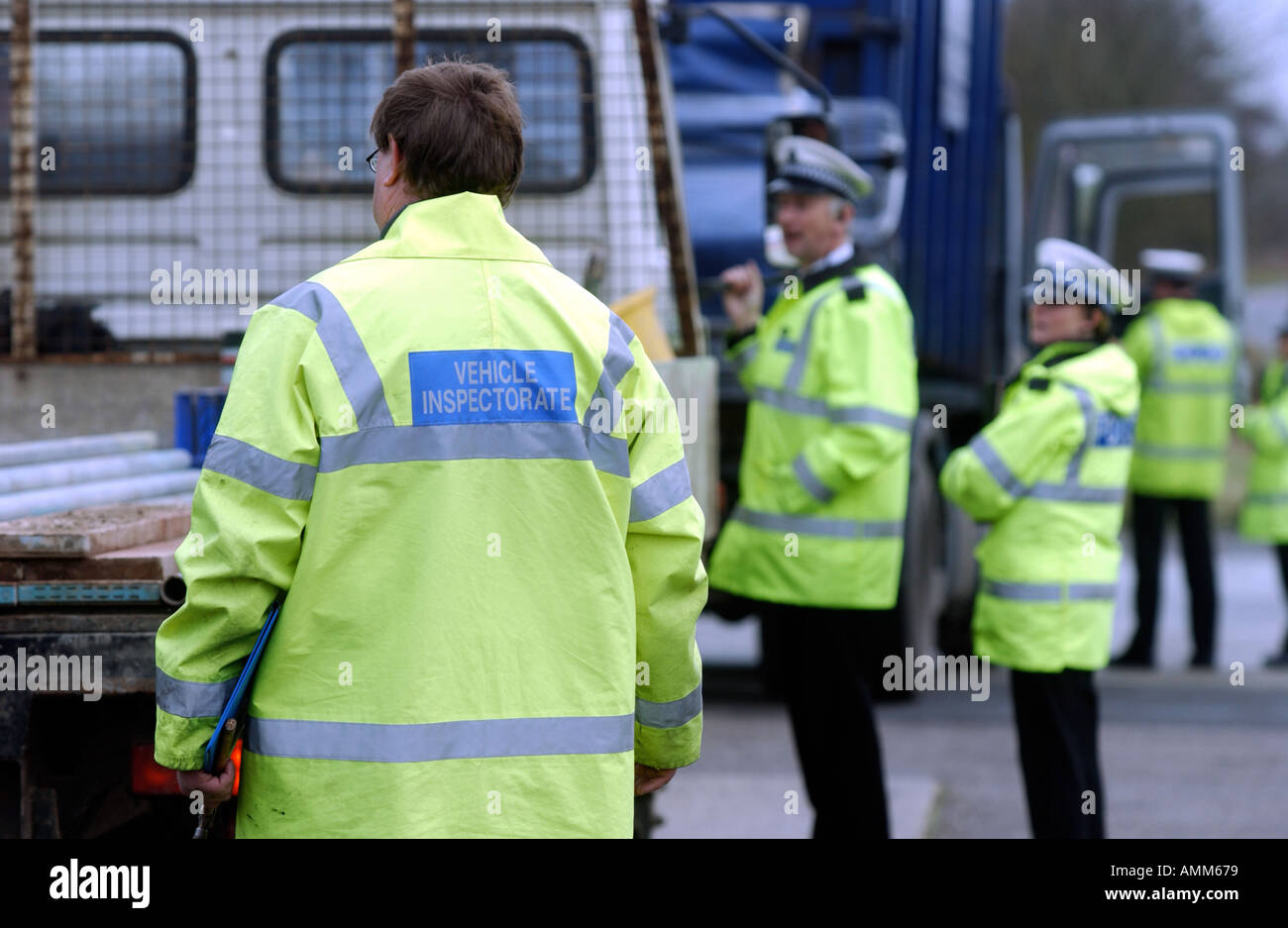 Driver lorry police hi-res stock photography and images - Alamy