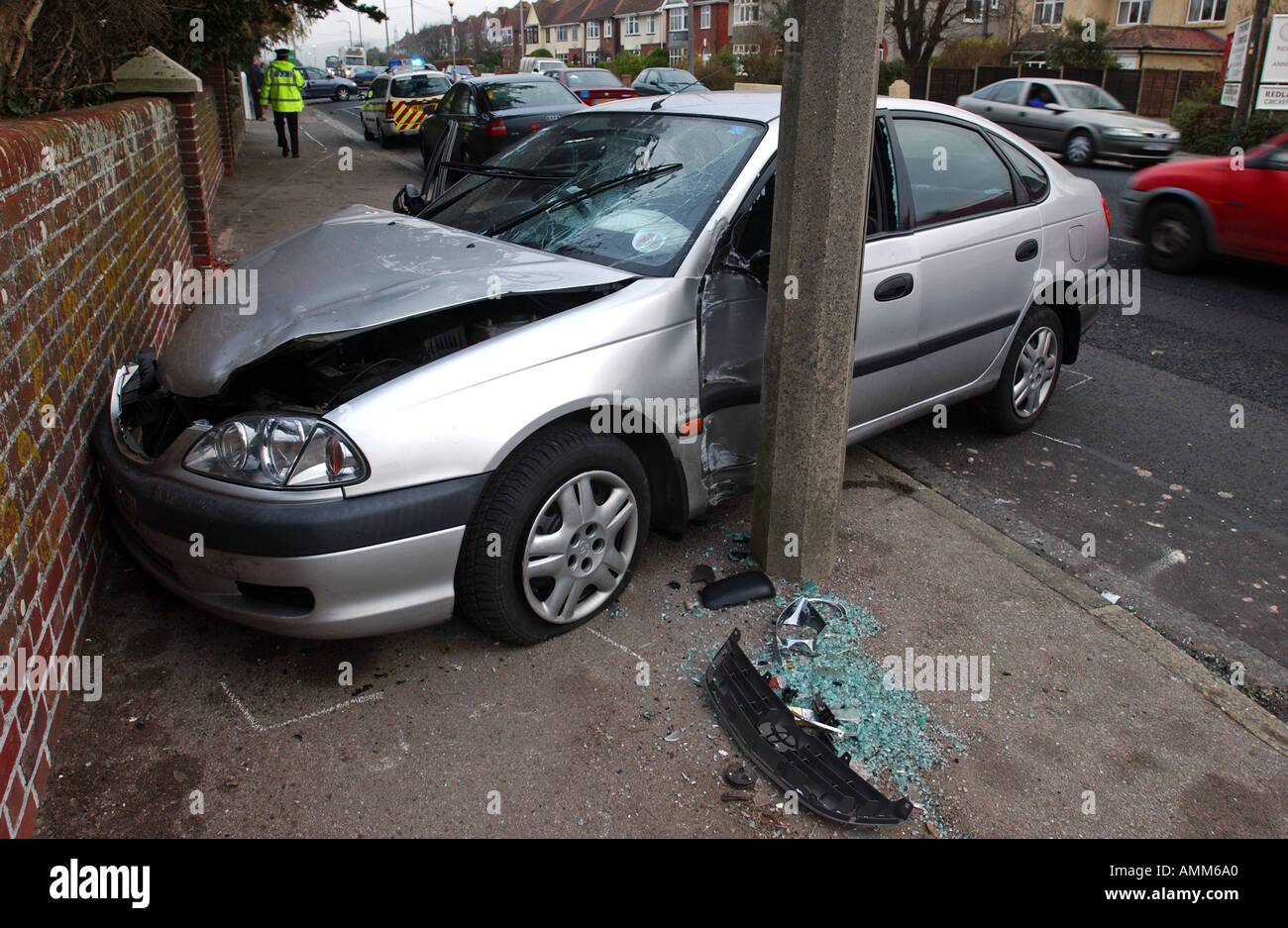 Crashed_car hi-res stock photography and images - Alamy