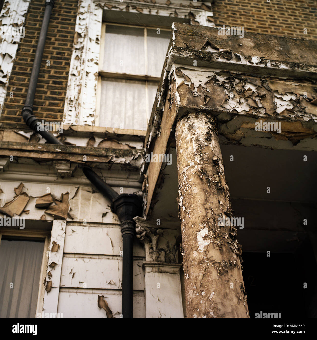 peeling paint on a house in North London UK Stock Photo - Alamy