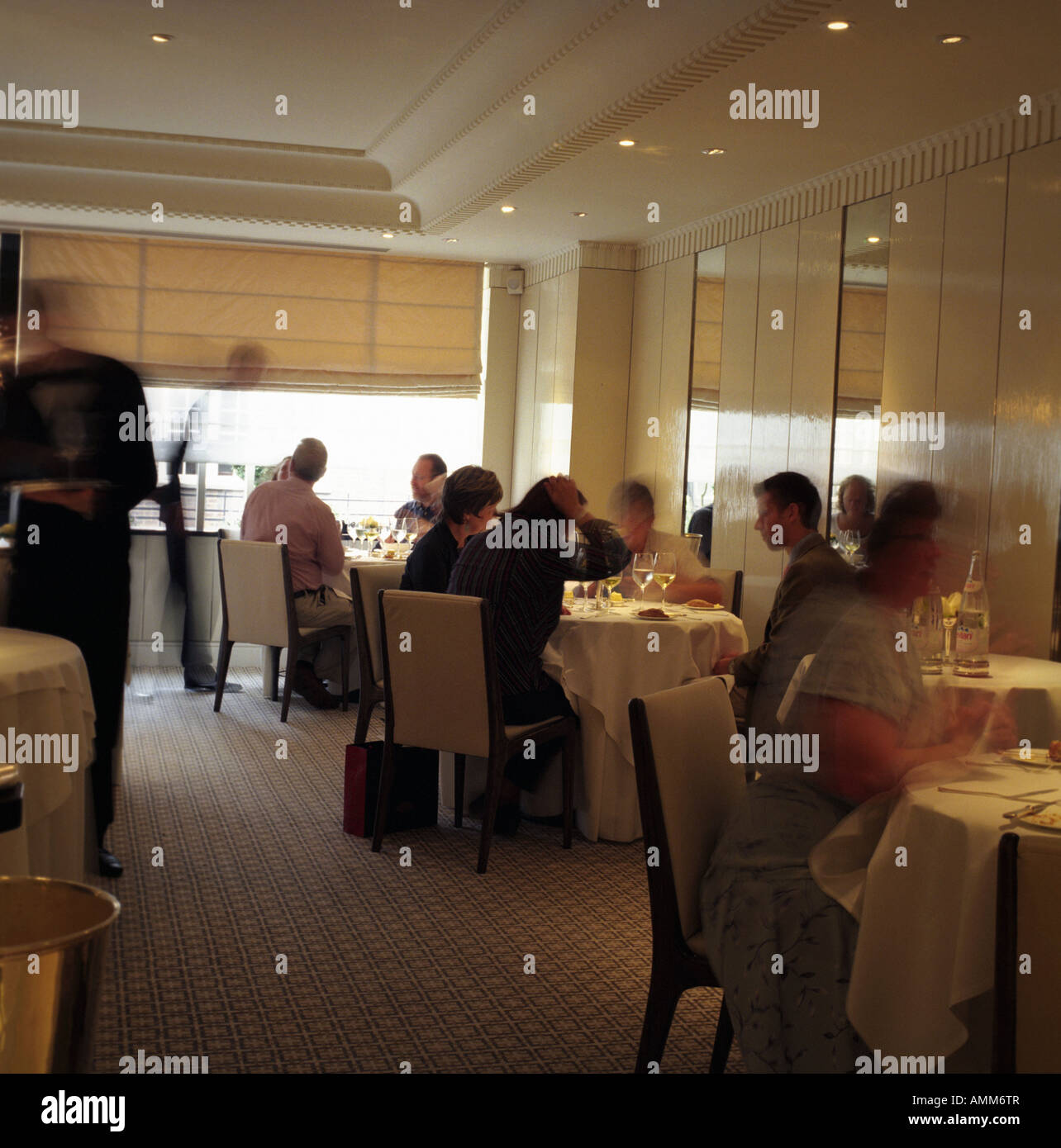 interior of Gordon Ramsay Royal Hospital Road Restaurant London UK ...