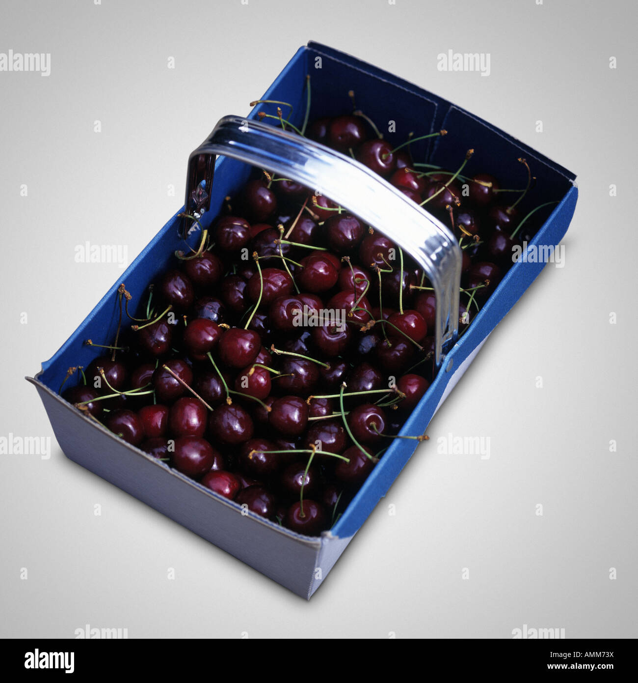 Punnet of cherries hi-res stock photography and images - Alamy