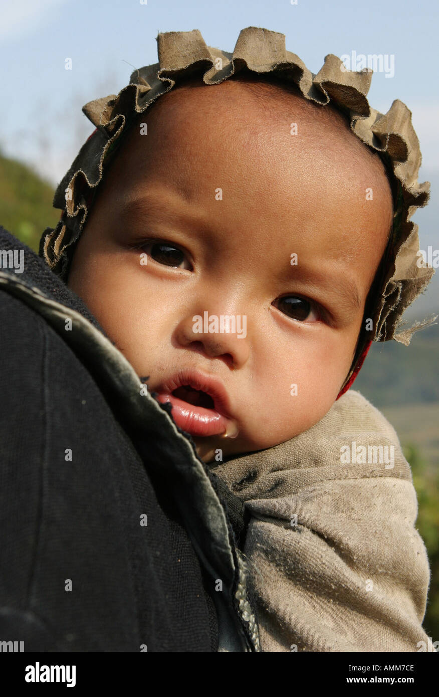 Cute h'mong Baby Stock Photo - Alamy