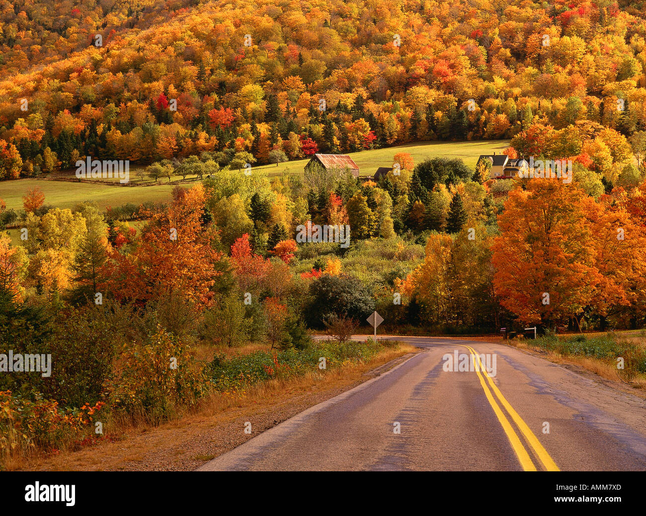 Autumn, Margaree Valley, Nova Scotia, Canada Stock Photo - Alamy