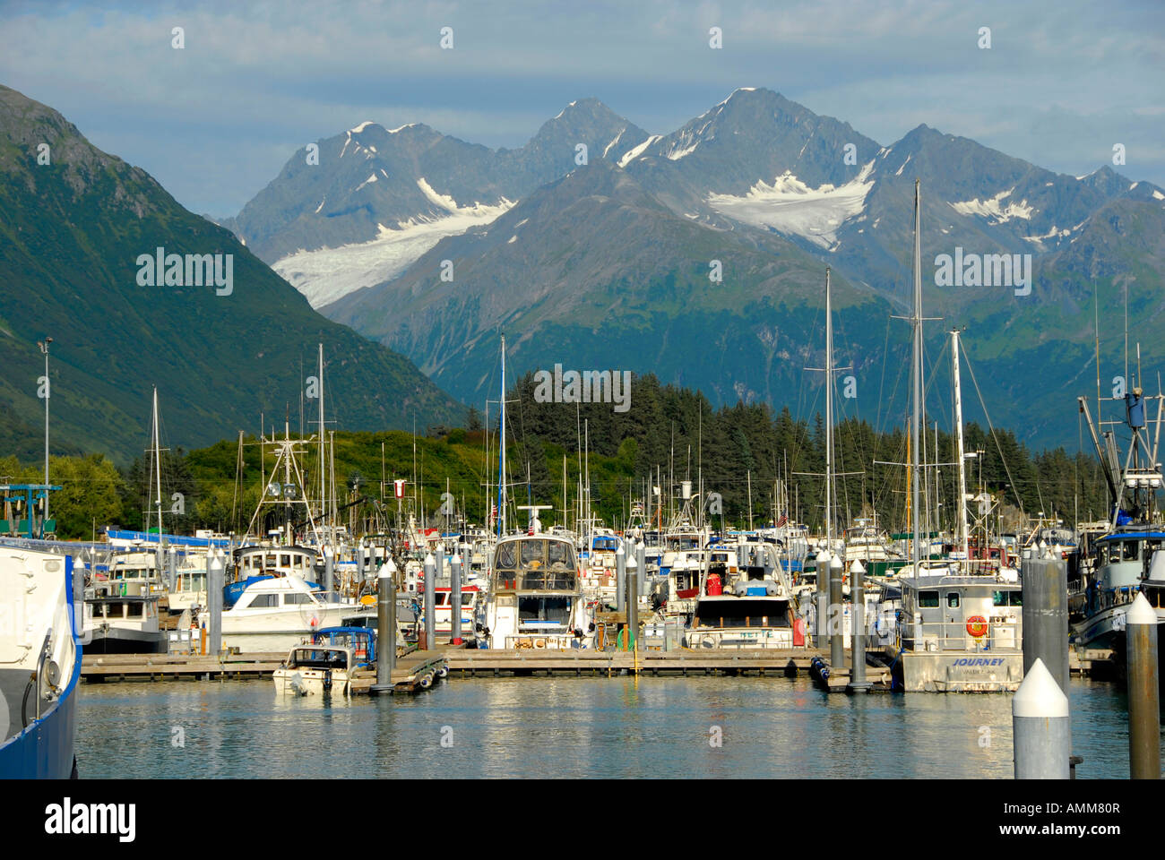 Valdez Boat Harbor Port Valdez Prince William Sound fishing boats ...
