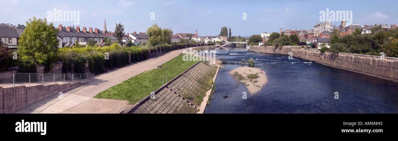 River Exe, Tiverton, Devon, England, UK Stock Photo - Alamy