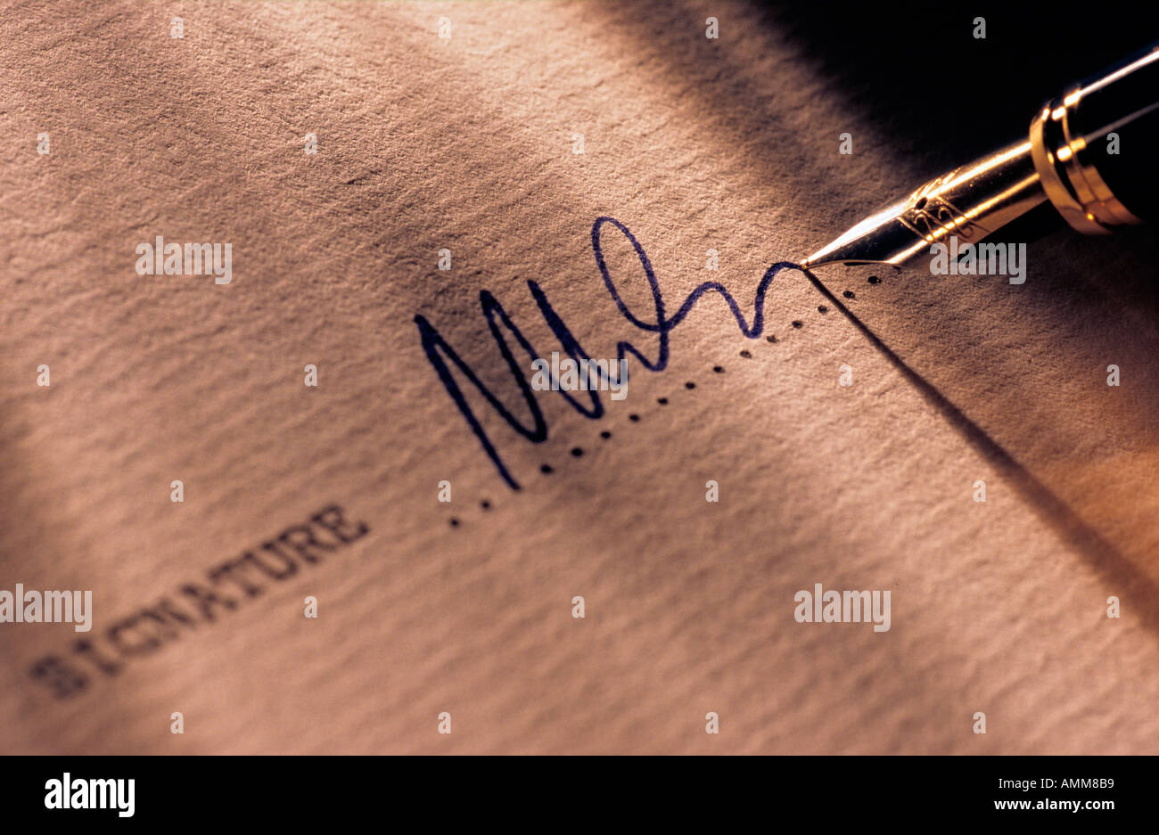 Is signature hi-res stock photography and images - Alamy