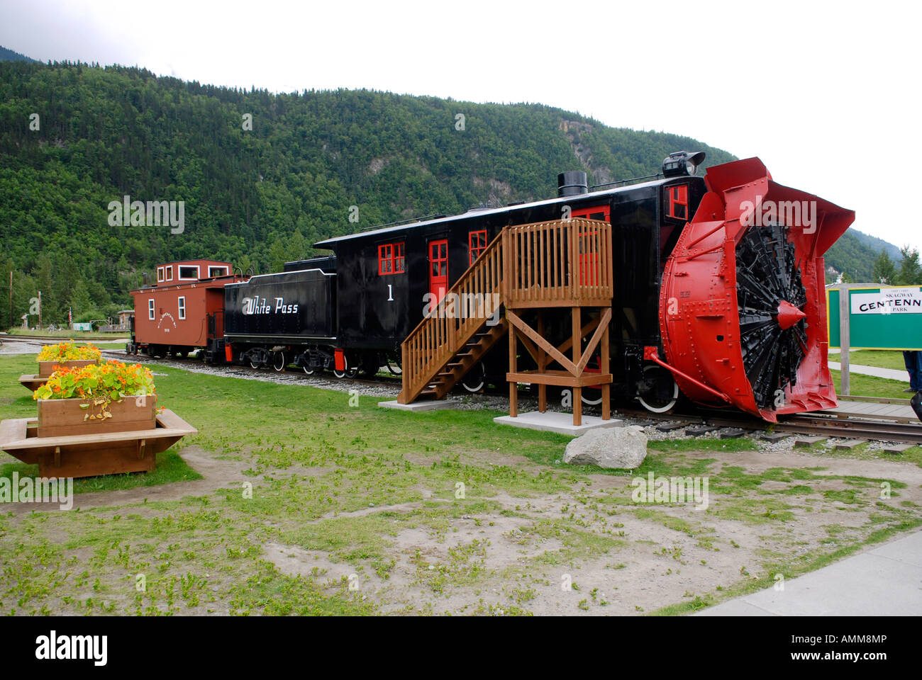 White Pass Snow Fleet Plow Skagway Alaska AK United States US Inside ...