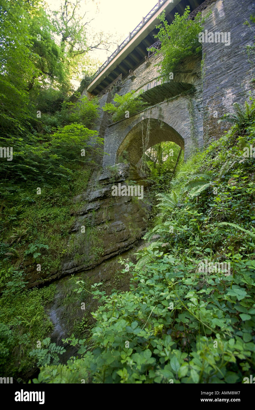 devils bridge mynach falls river mynach aberystwyth cambrian mountains ...