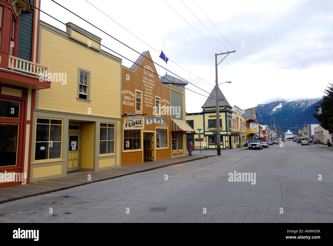 Alaska skagway buildings hi-res stock photography and images - Alamy