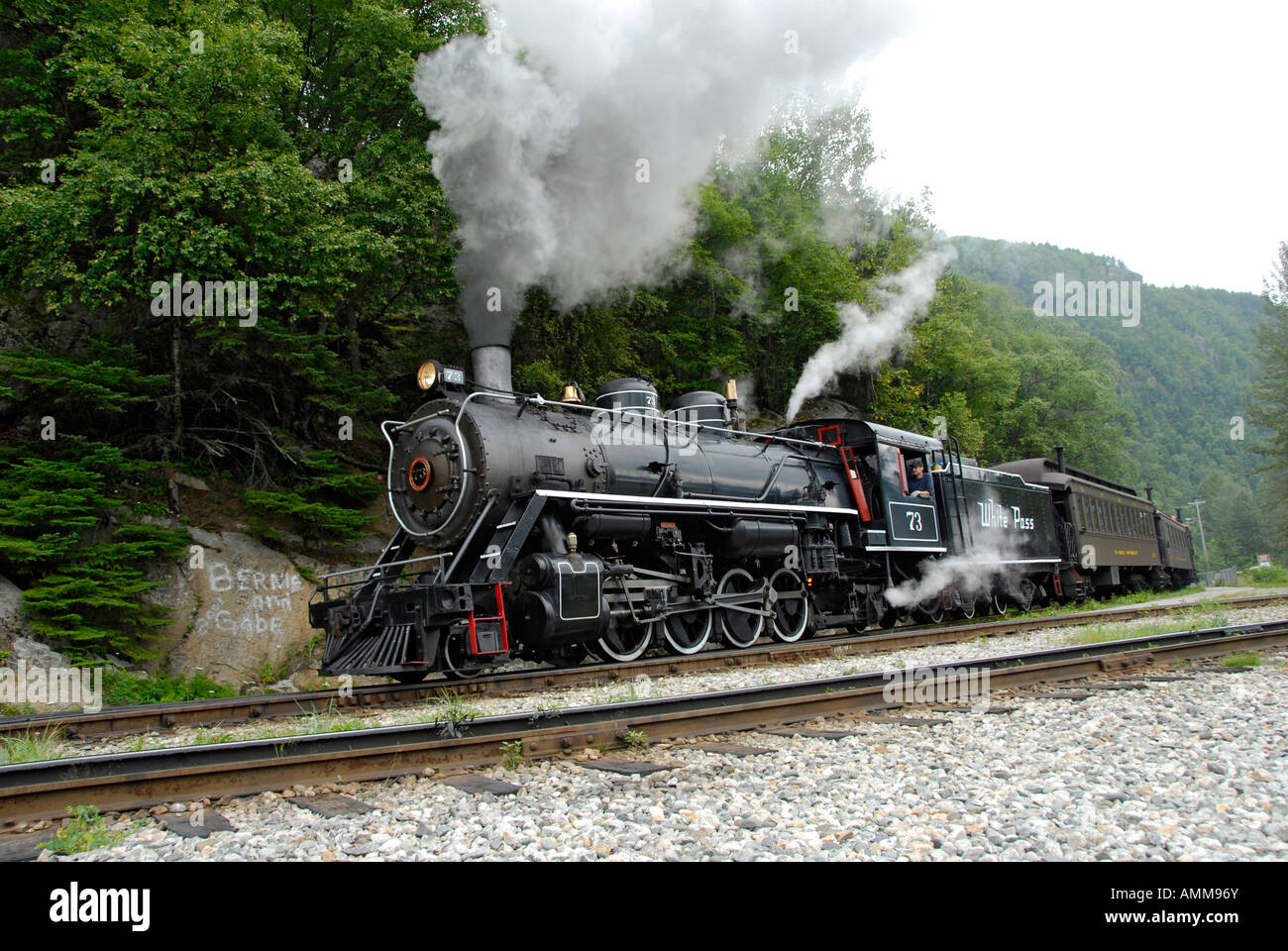 White Pass Yukon Route Railroad Skagway Alaska AK United States US ...