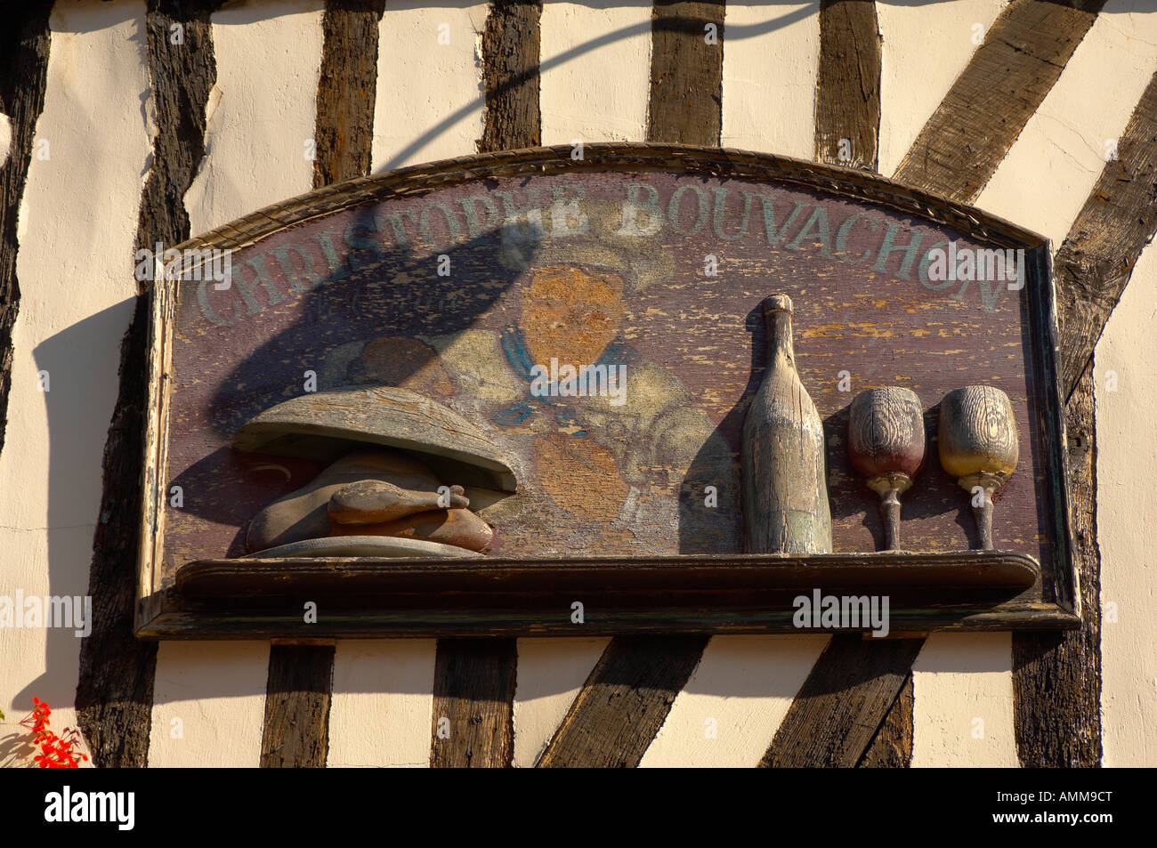 Food signs on a restaurant Stock Photo - Alamy