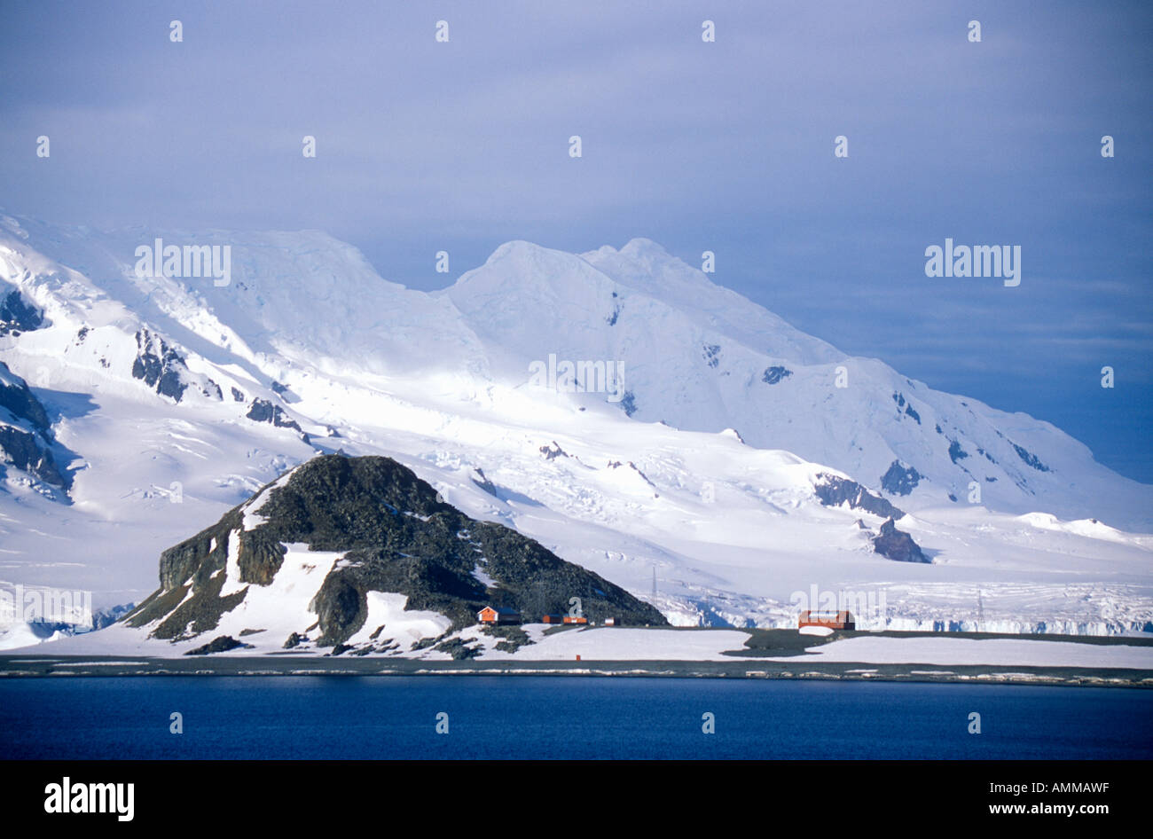 Glacier Near Half Moon Island Bransfield Strait Antarctica Stock Photo ...