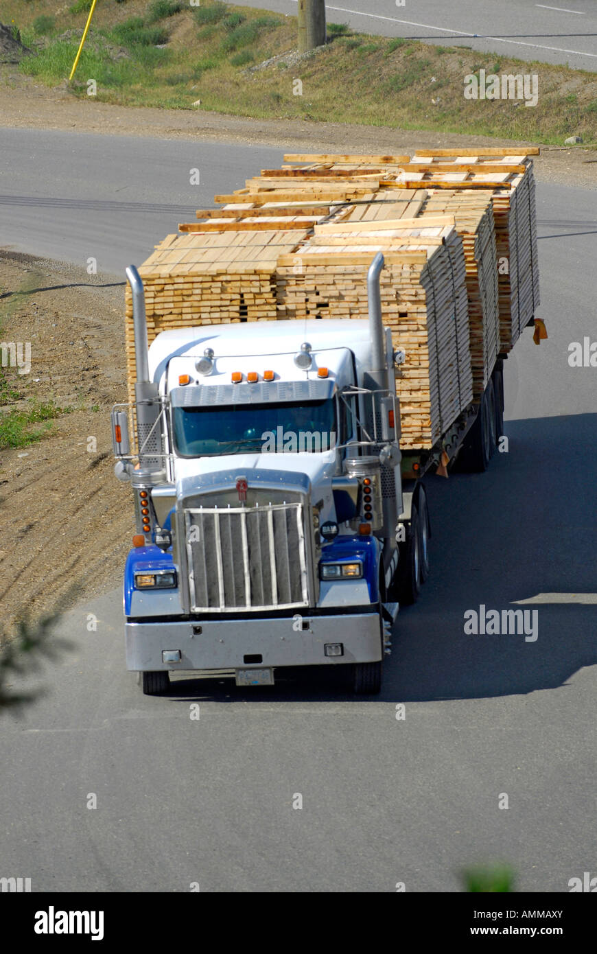 Logging Trucks Transport Lumber Forestry Logging Wood Industry Quesnel ...