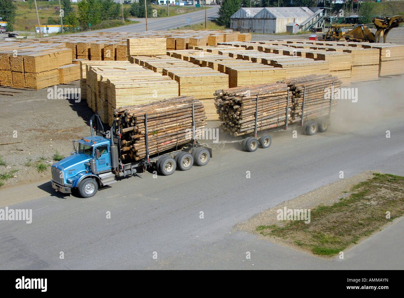 Canada british columbia quesnel wood hi-res stock photography and ...
