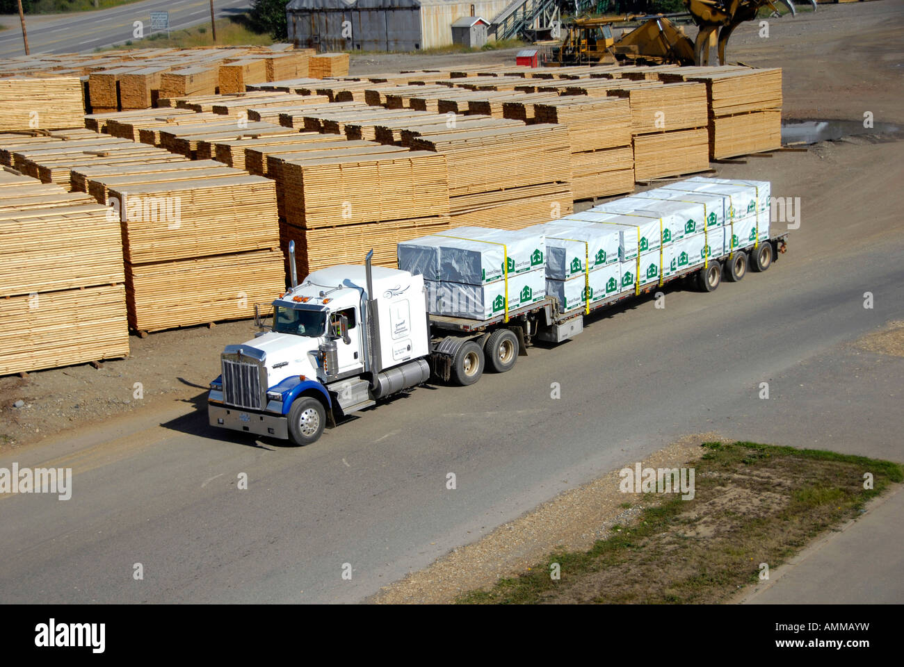 Logging Trucks Transport Lumber Forestry Logging Wood Industry Quesnel ...