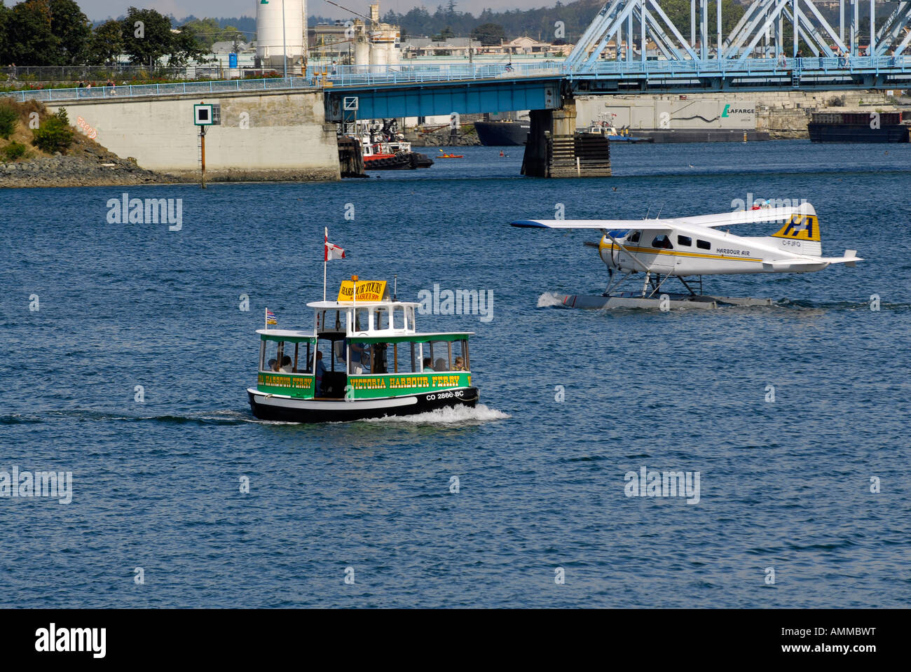 Victoria Inner Harbour Harbor Ferry Ferries Victoria British Columbia ...