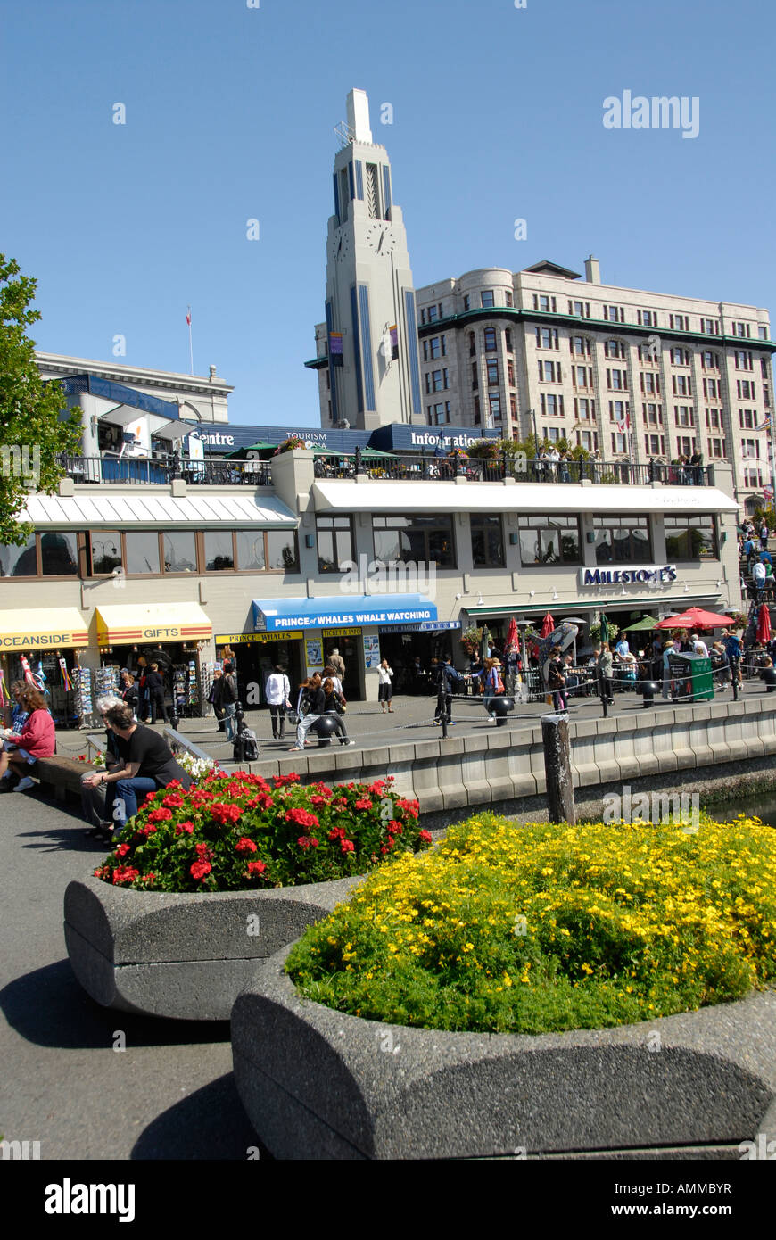 Visitor Information Centre Center along Victoria Inner Harbour Harbor ...