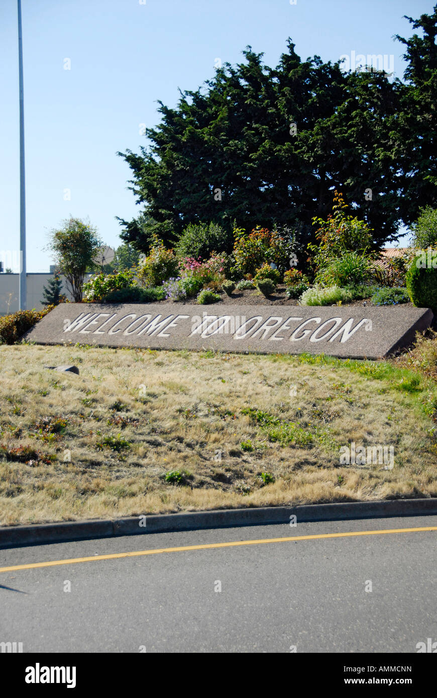 Oregon welcome sign border hi-res stock photography and images - Alamy