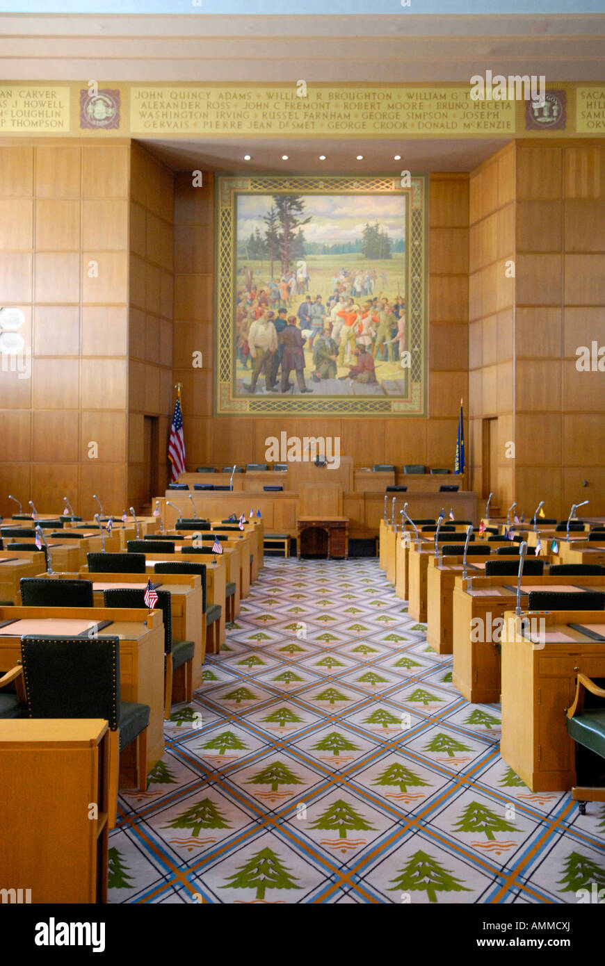 The State Capitol build at Salem Oregon Stock Photo - Alamy