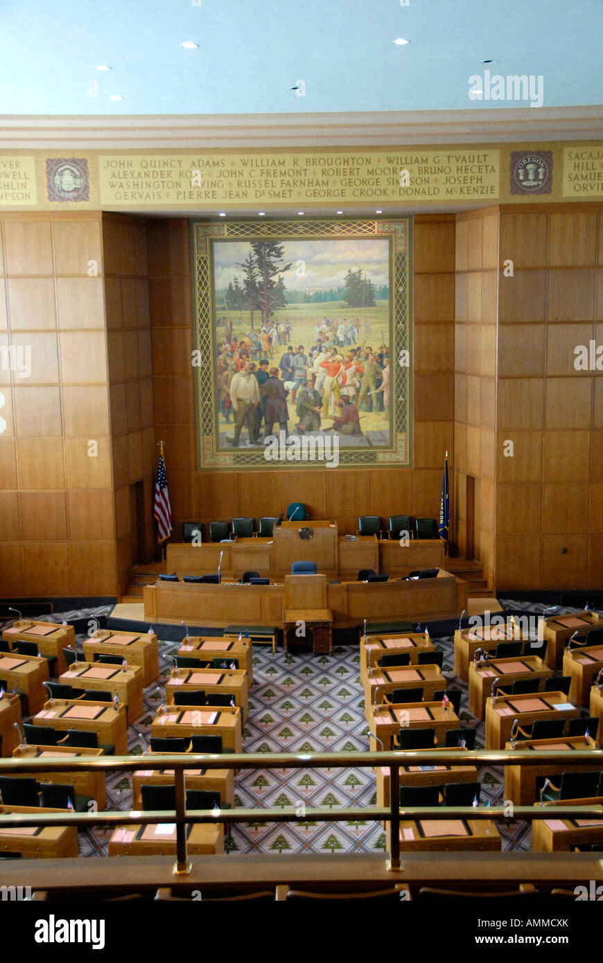 The State Capitol build at Salem Oregon Stock Photo - Alamy