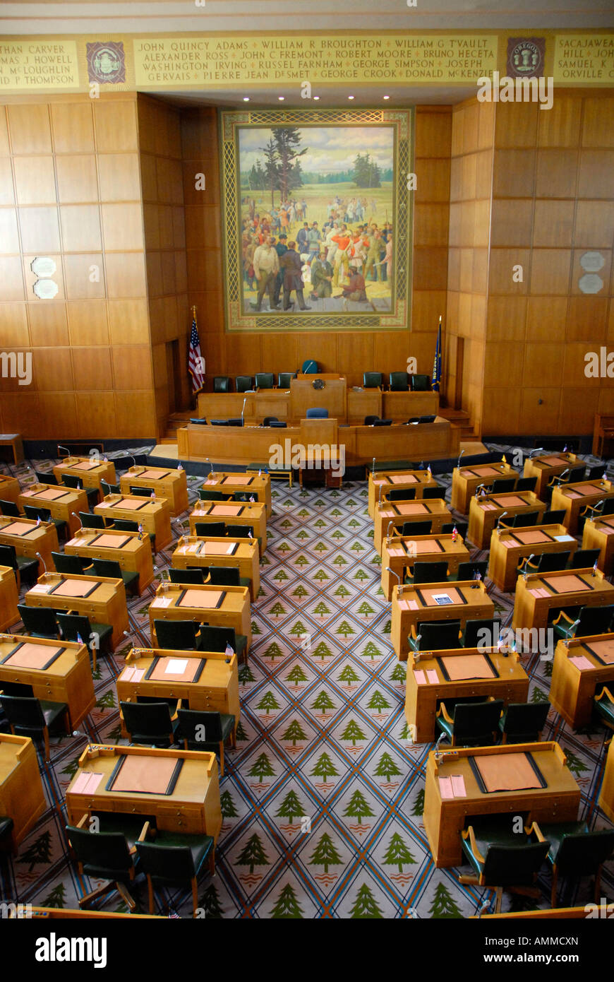 The State Capitol build at Salem Oregon Stock Photo - Alamy