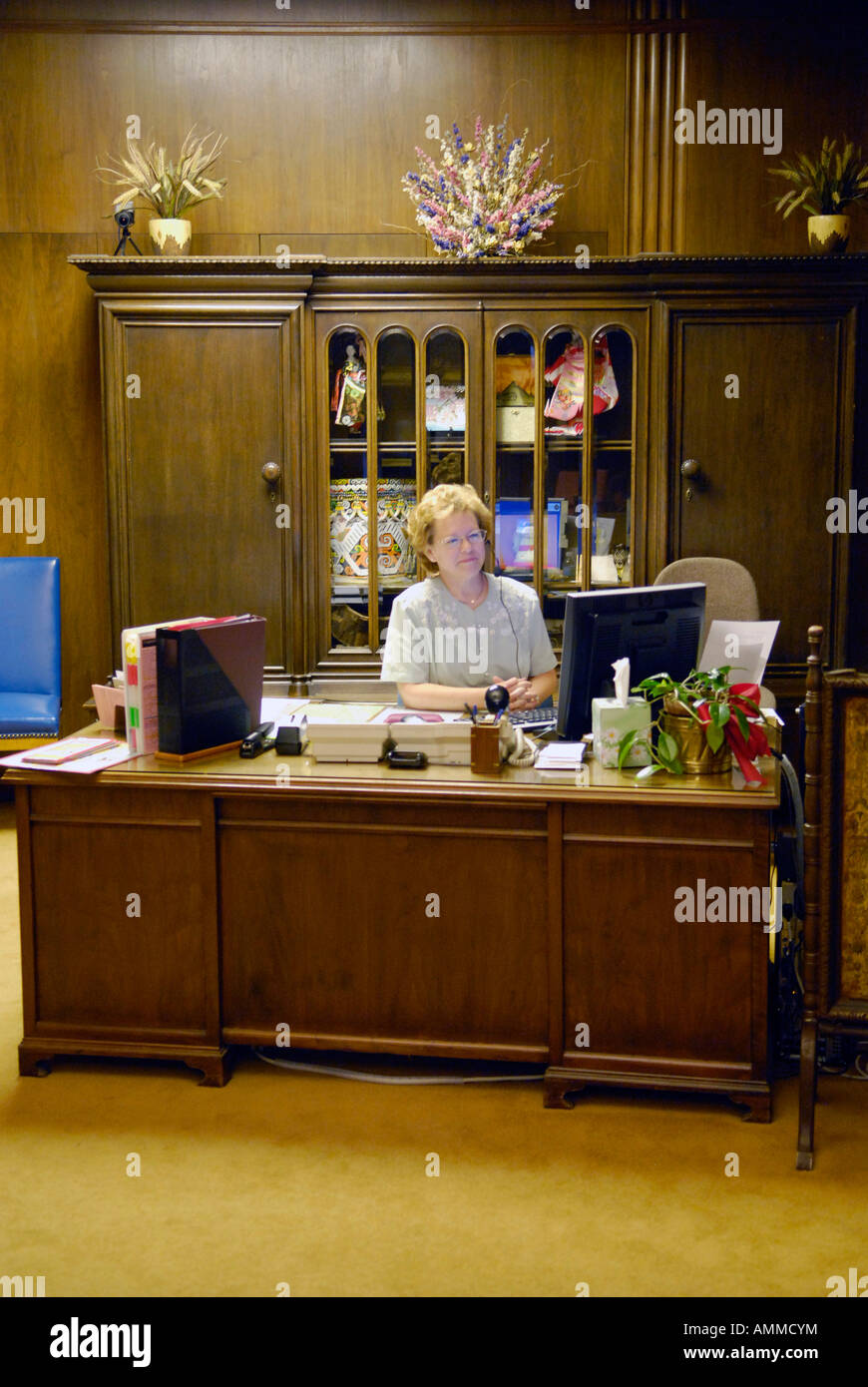 Secretary woman Administrative Assistant Office Governor Capitol ...