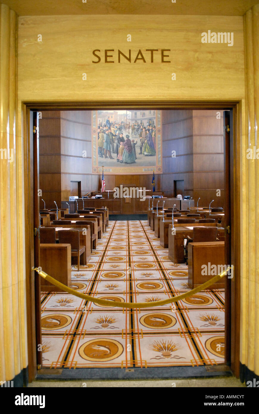 House Senate Chambers Capitol Building Salem Oregon Stock Photo - Alamy