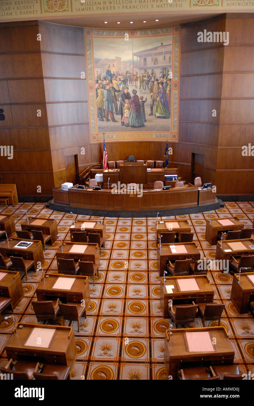 House Chambers Capitol Building Salem Oregon Stock Photo - Alamy