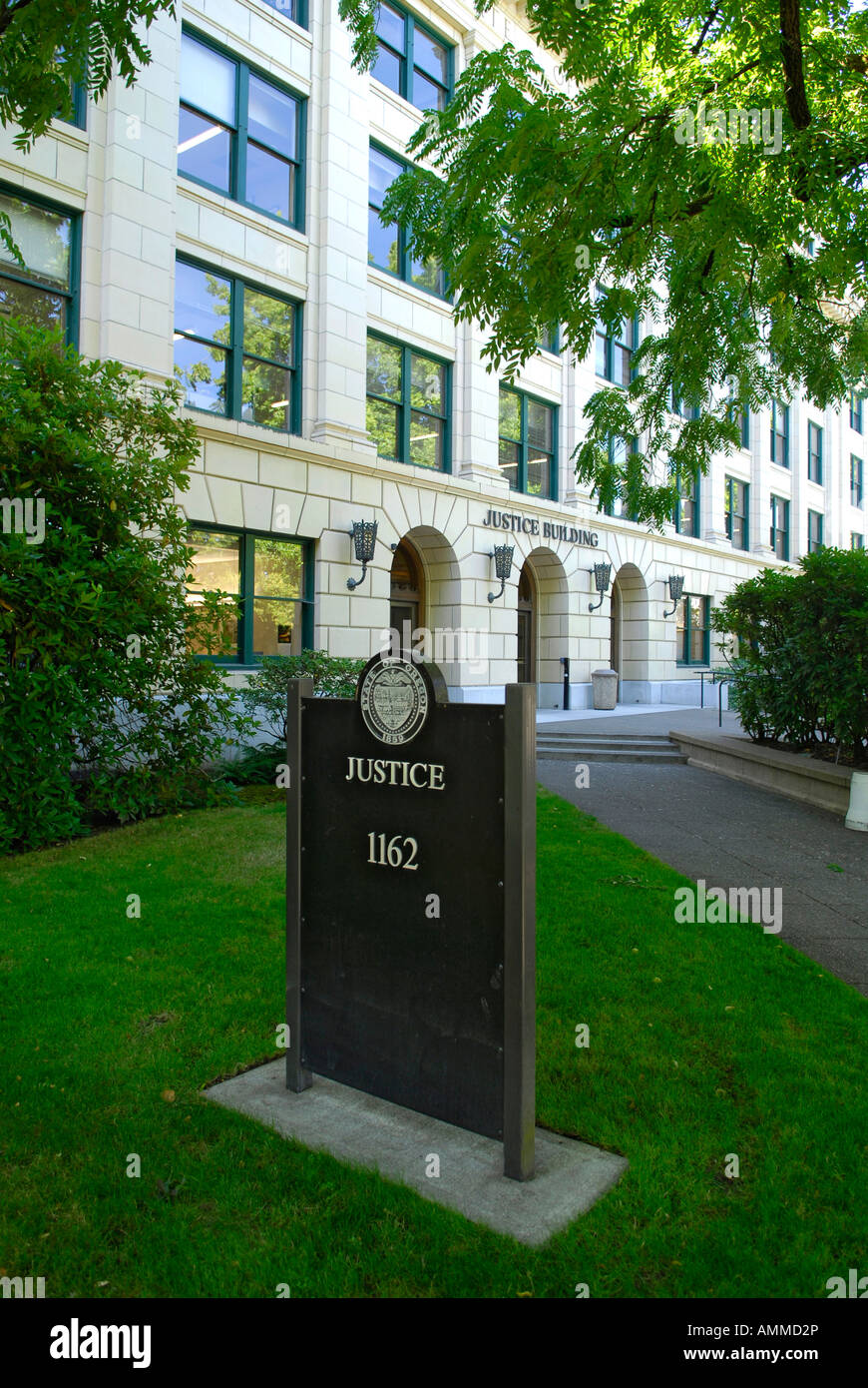 Oregon Justice Building Capitol Building Grounds Salem Oregon OR US ...