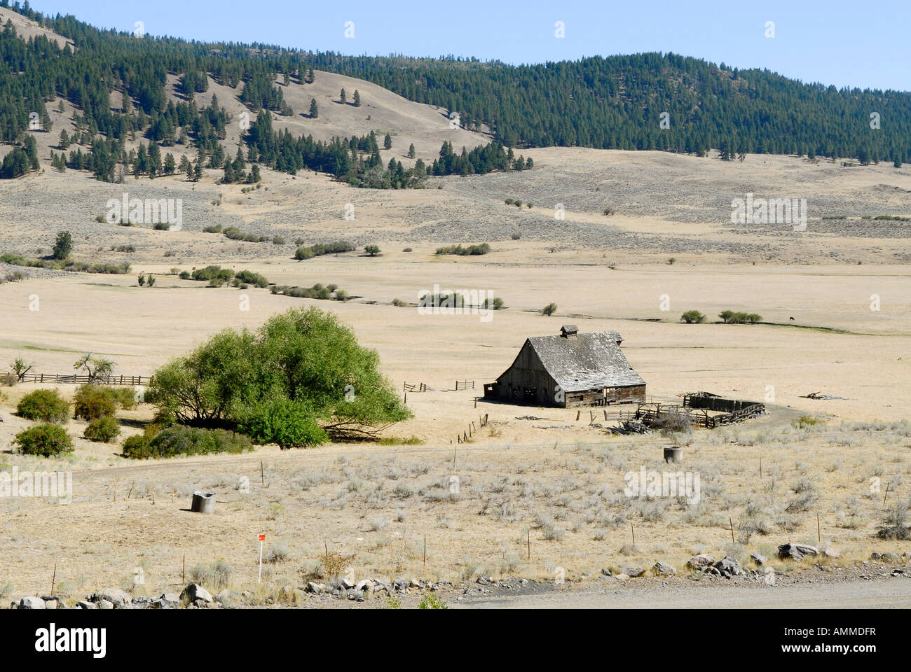 Farmland Ranchland farm ranch along interstate 80 in Wyoming WY US ...