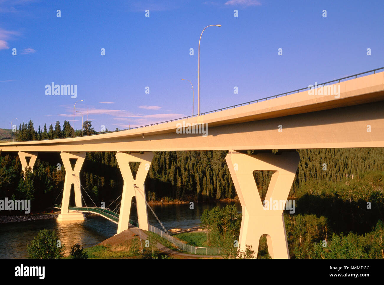The Stoney Trail Bridge, Calgary, Alberta Canada Stock Photo - Alamy