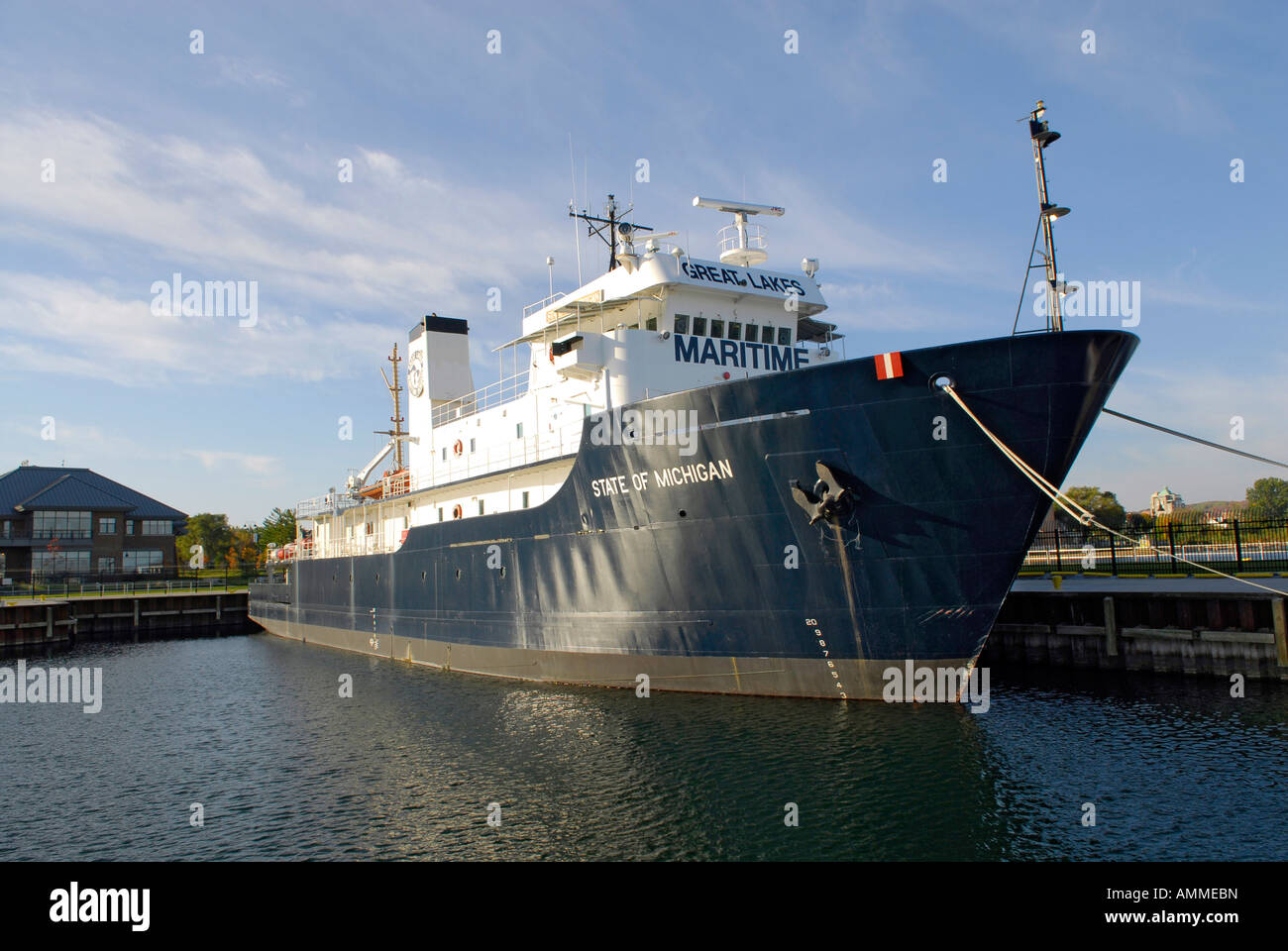 Great Lakes Maritime Academy Traverse City Michigan ship Stock Photo ...