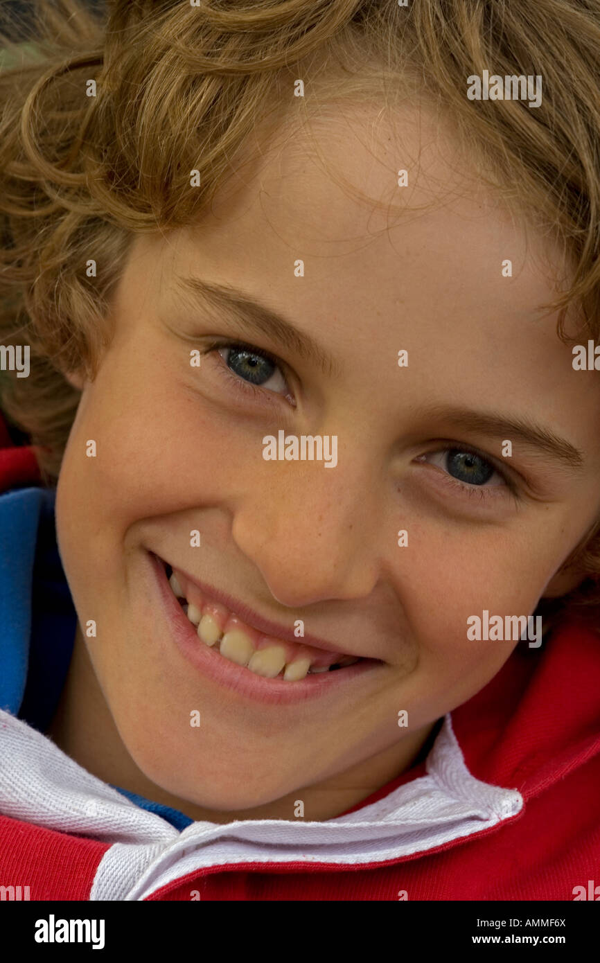 Boy age 10 - Portrait - England - UK Stock Photo - Alamy
