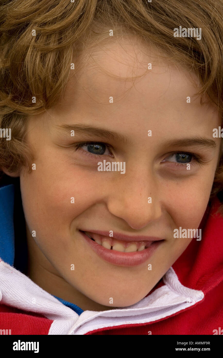 Boy age 10 - Portrait - England - UK Stock Photo - Alamy