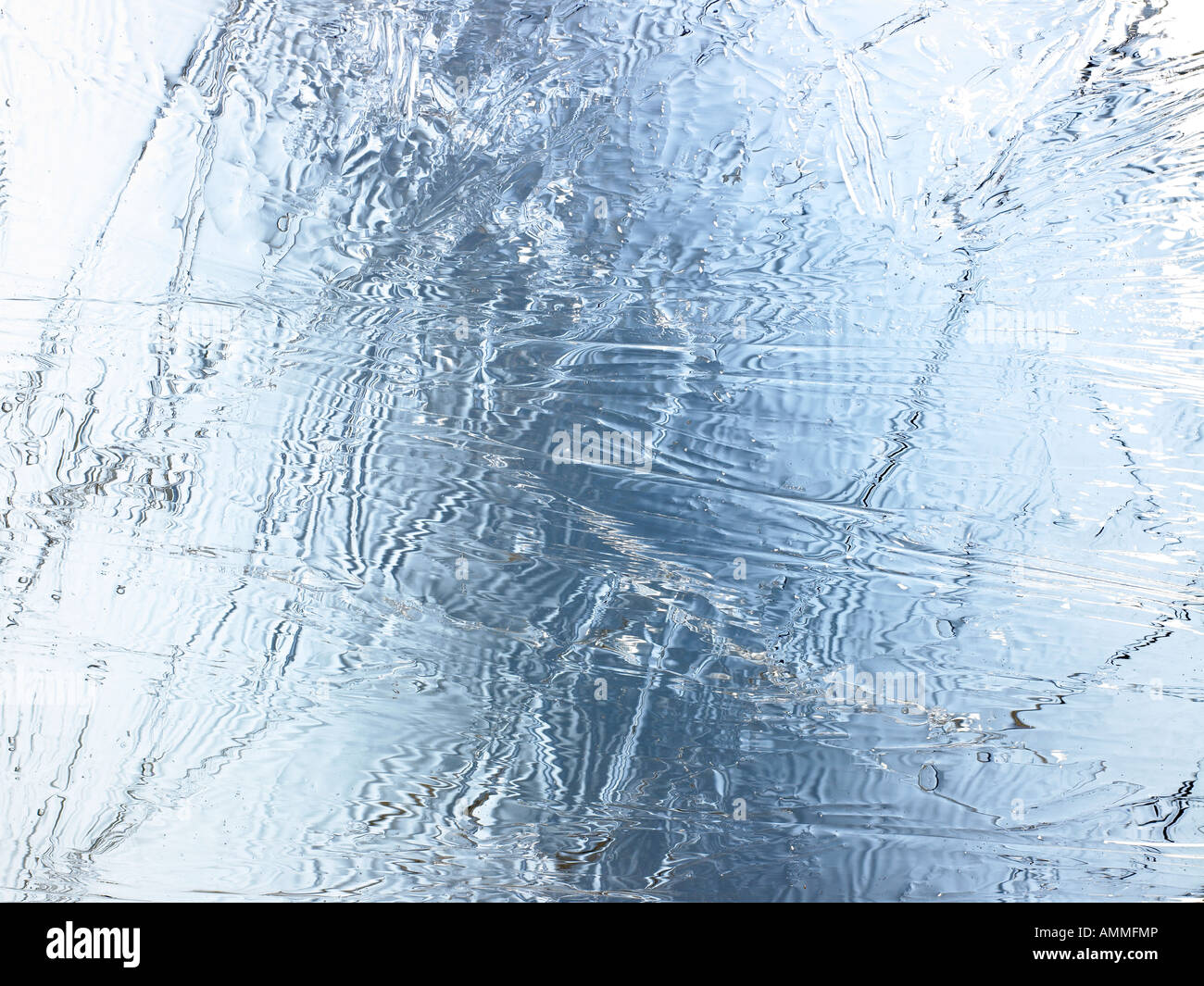 Close-up shot of Blue Ice effect Stock Photo - Alamy