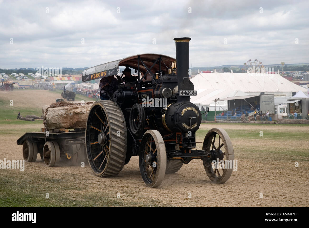 Steam tractor at the 2007 Great Dorset Steam Fair Blandford Forum ...