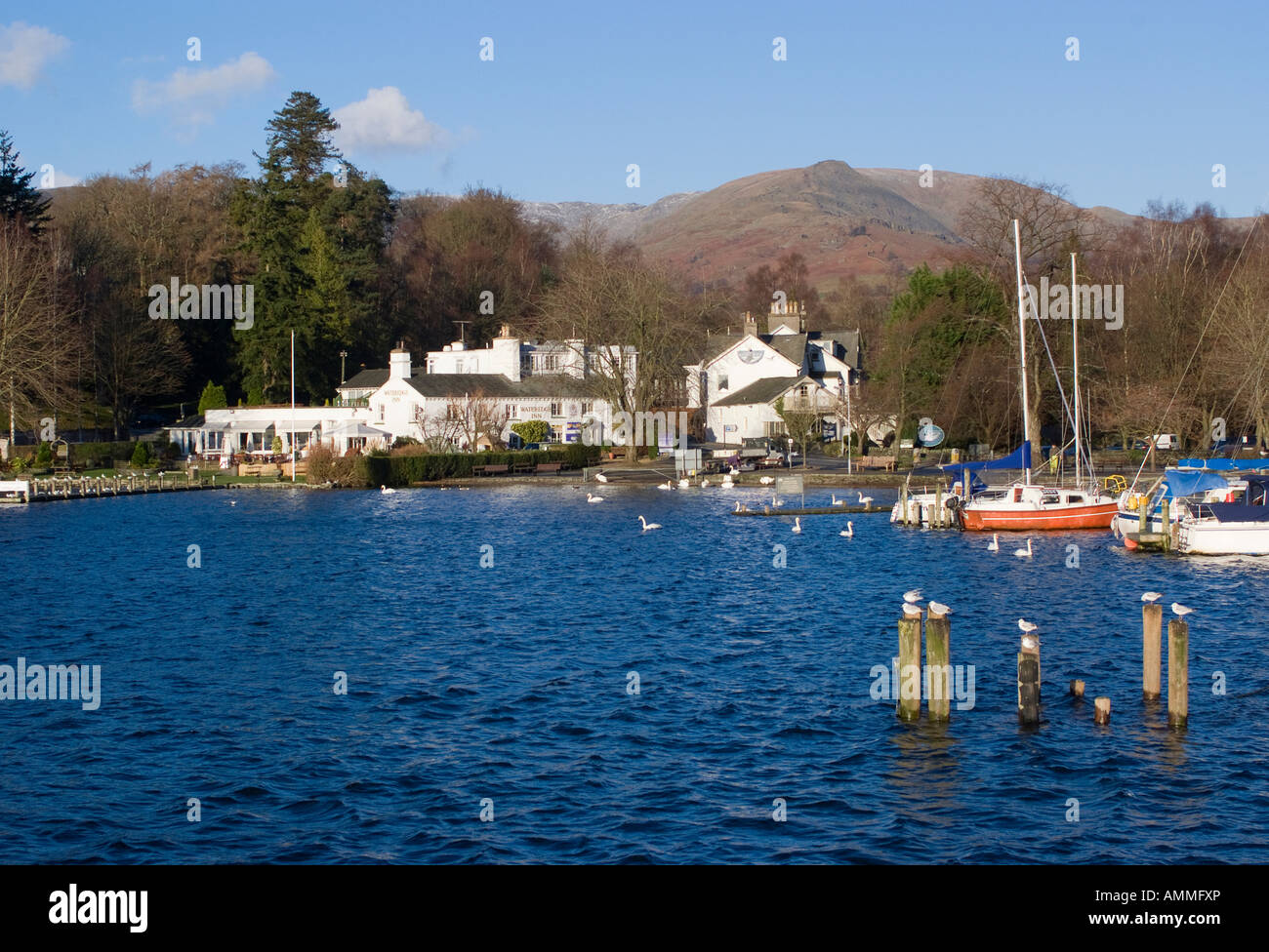 The Wateredge Inn and Hotel on the Shore of Lake Windermere Ambleside ...