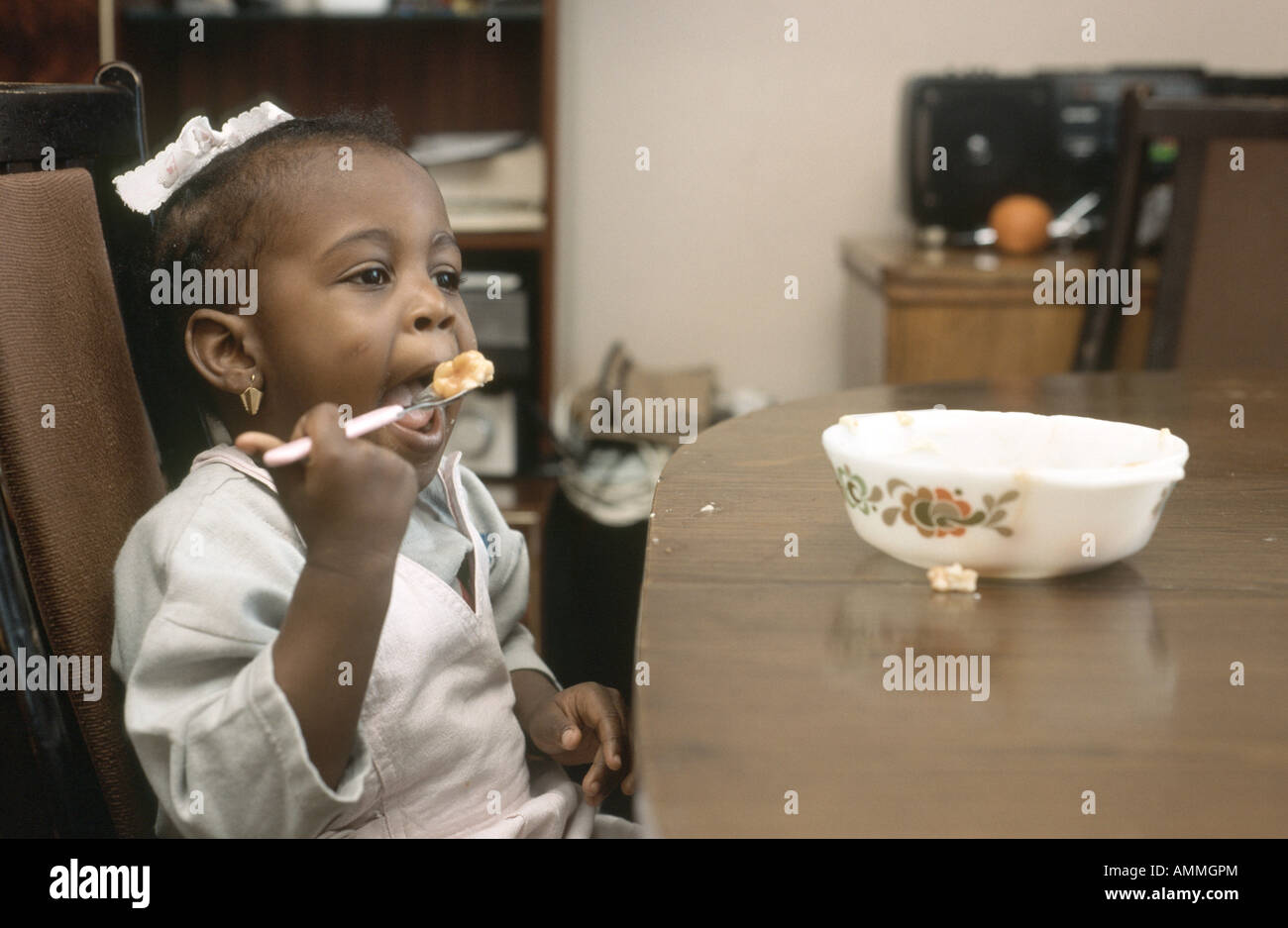 Girl Eating Baked Beans High Resolution Stock Photography and Images ...