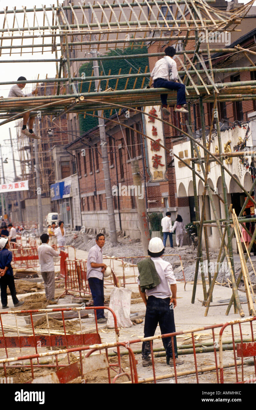 Building construction in Shanghai People s Republic of China Stock ...