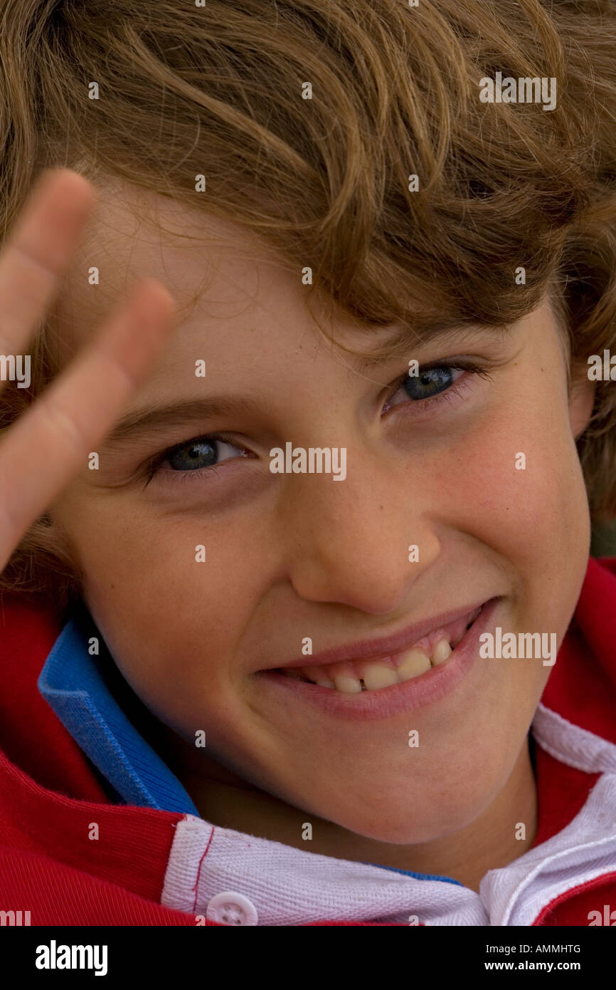 Boy age 10 Portrait England UK Stock Photo - Alamy