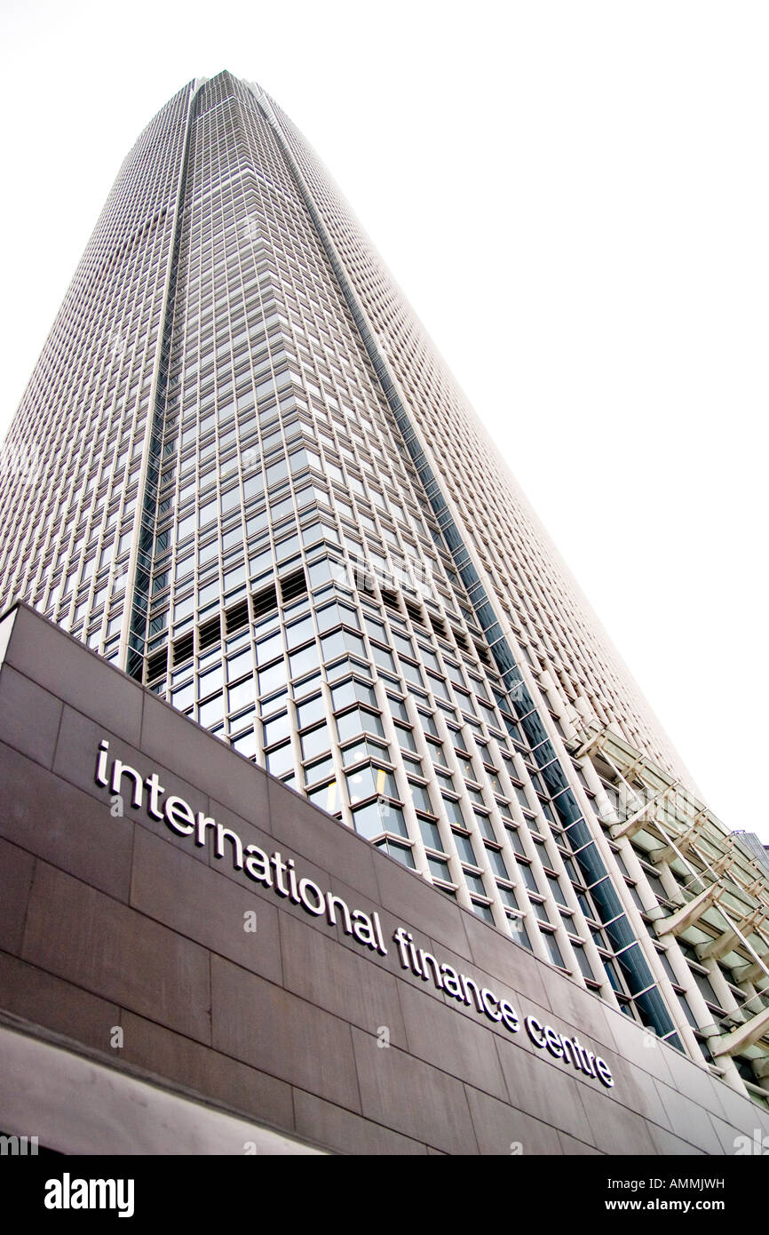 hong kong central ifc international finance centre building Stock Photo ...