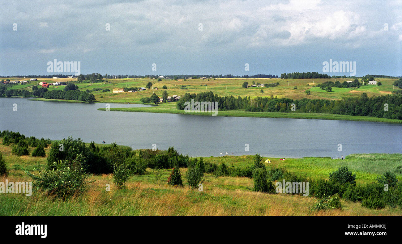 River landscape in the region of Alytaus in Lithuania Stock Photo - Alamy